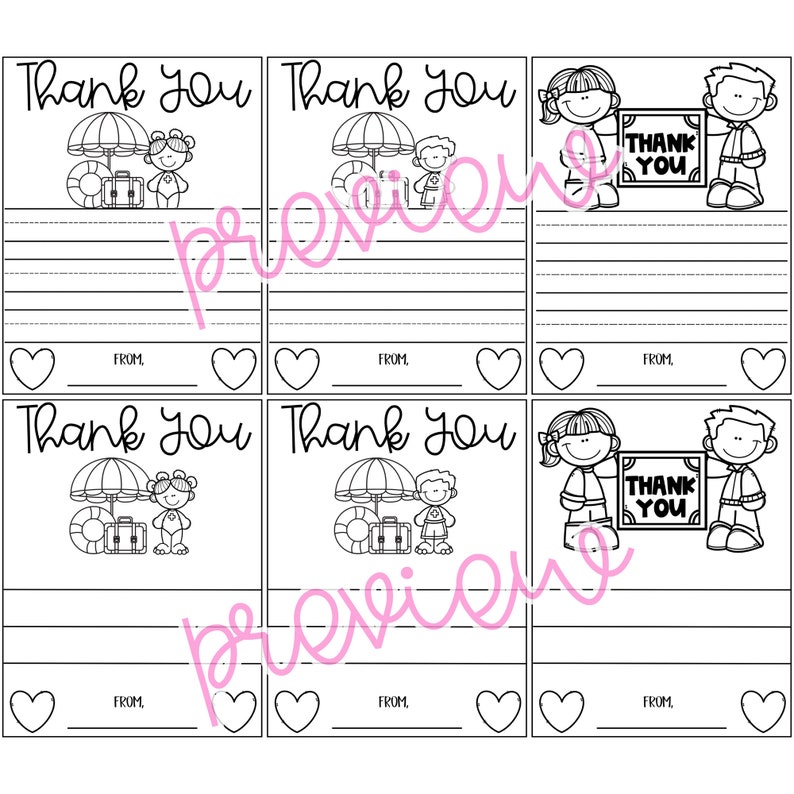 Life Guard- Appreciation Coloring Cards-community Helpers Thank You - Etsy