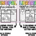 School Appreciation Day Cards & Coloring- Principal, Assistant ...