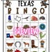 Texas BINGO Game -western, Rodeo, Cowboy, Symbols, Go Texan Day- Class ...
