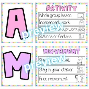 CHAMPS Posters -rainbow Pastel -classroom Management Back to School ...