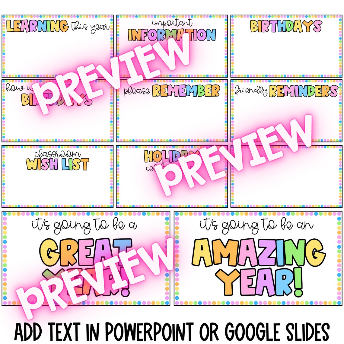 Meet the Teacher Open House Presentation Template Powerpoint and Google ...