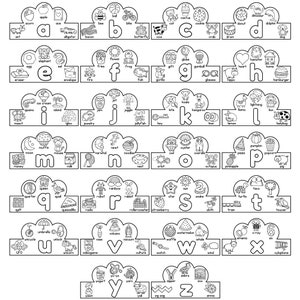 Alphabet Crowns - Letter Sounds ABC Craft Hats - Etsy