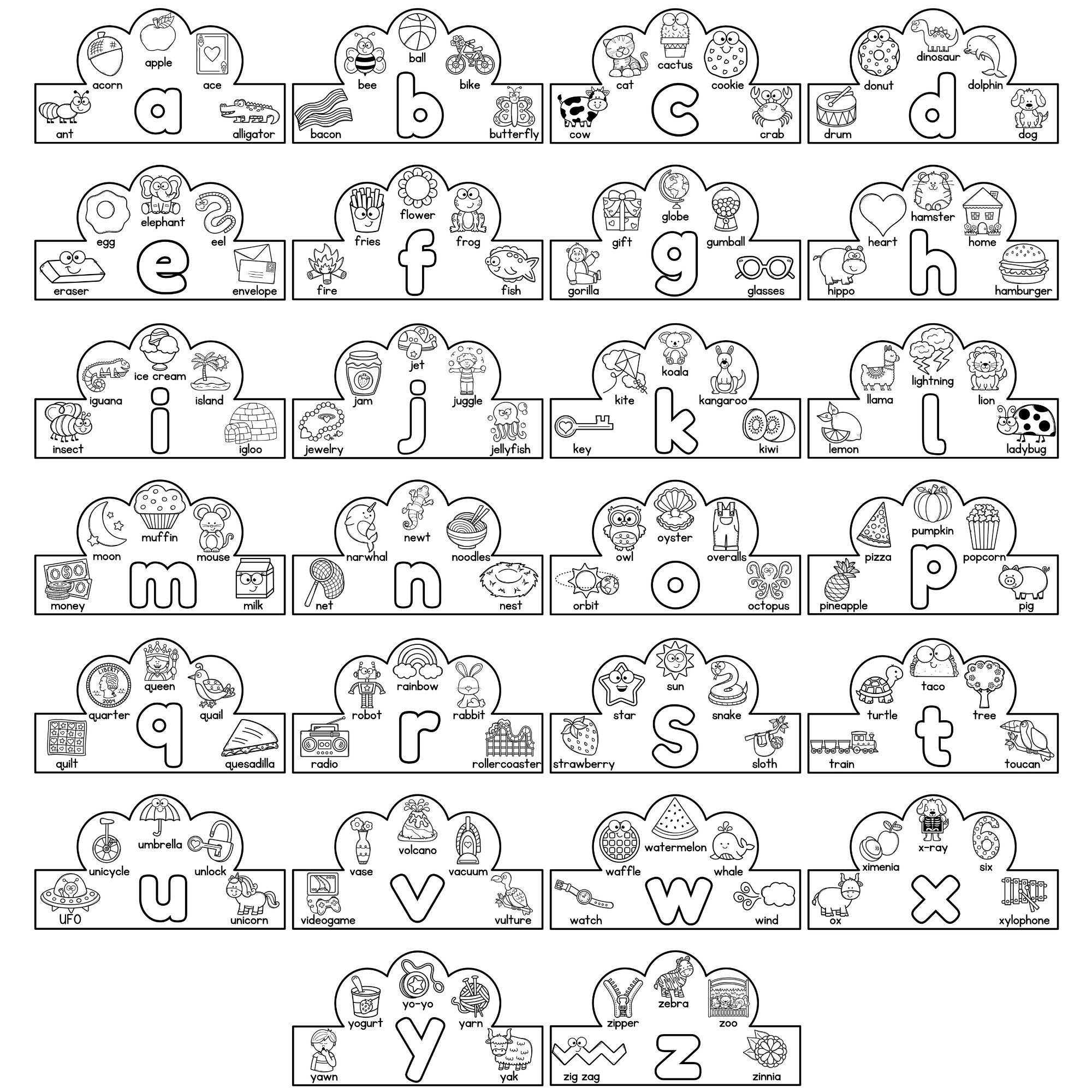 Alphabet Crowns - Letter Sounds ABC Craft Hats - Etsy