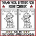 Firefighters Day - Thank You Firefighter Letters and Coloring - Etsy