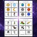 Space BINGO Game - Astronauts, Planets, Outer Space, Rocket Ships ...