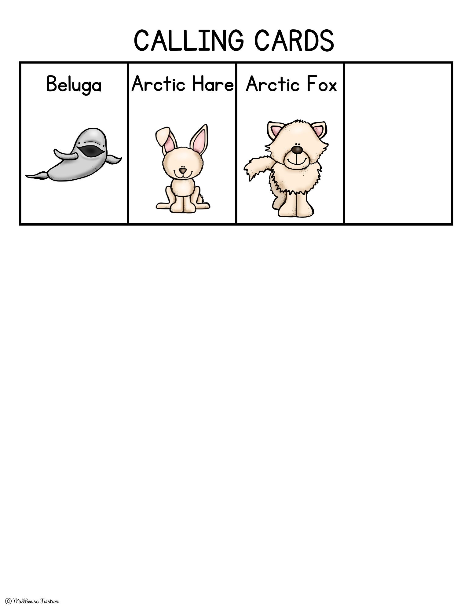 Arctic and Antarctic Animals Winter BINGO Game - 25 Bingo Boards ...