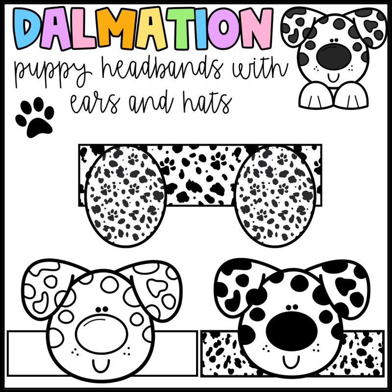 Dalmation Hat Costume - Etsy