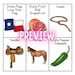 Texas BINGO Game -western, Rodeo, Cowboy, Symbols, Go Texan Day- Class ...