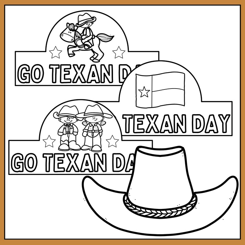 Go Texan Day Hats 12 Texas Themed Hats for Go Texan Day February 24 ...