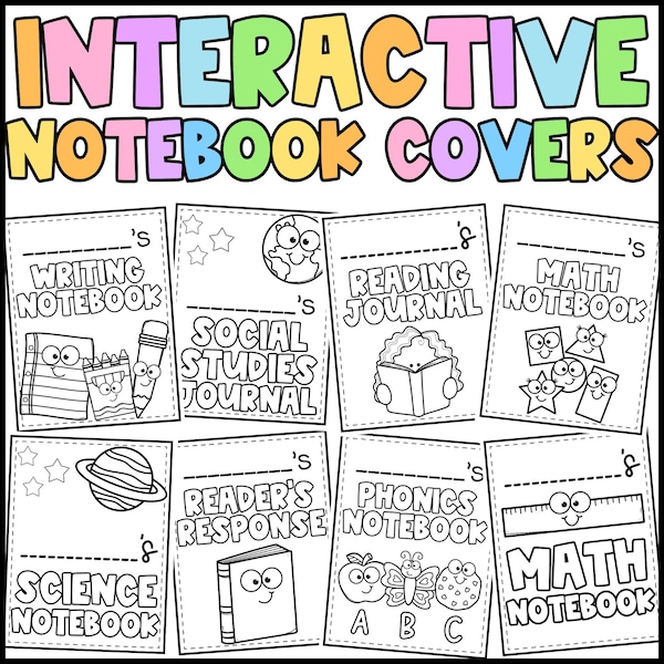 Reading Notebook Cover - Etsy