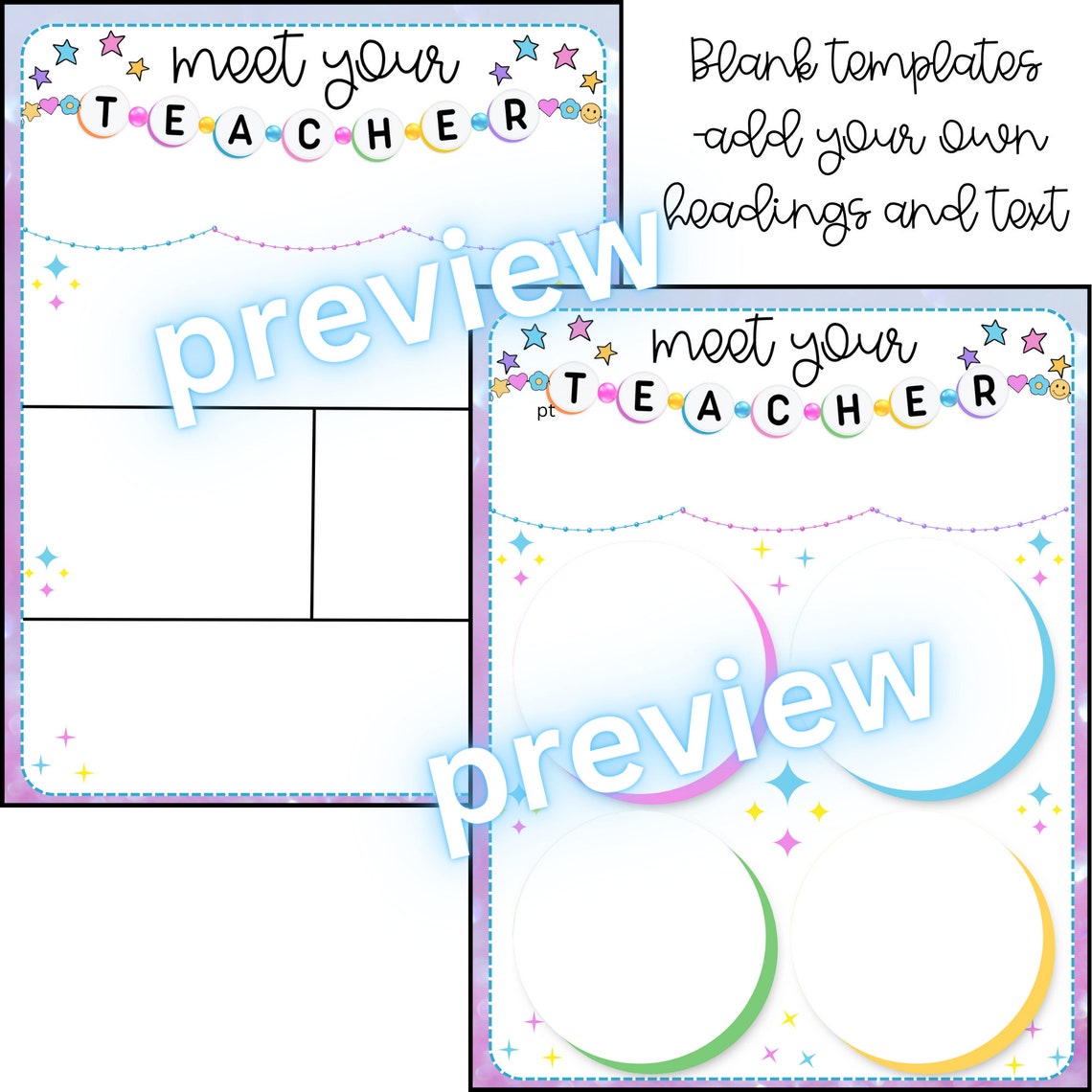 Meet the Teacher Newsletter Templates - Powerpoint - Friendship ...