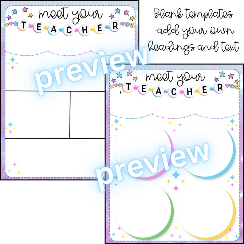 Meet the Teacher Newsletter Templates - Powerpoint - Friendship ...