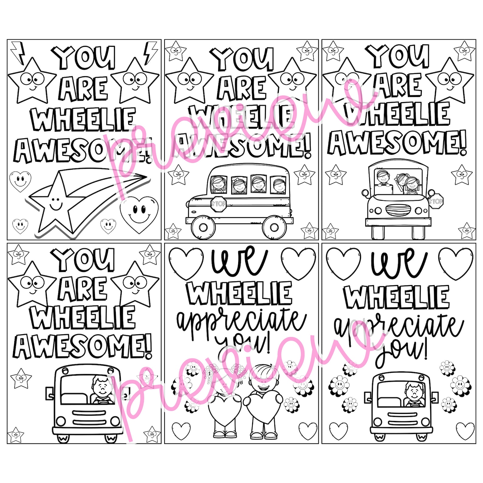 Bus Driver Appreciation - Thank You Letters & Coloring Pages - Download ...