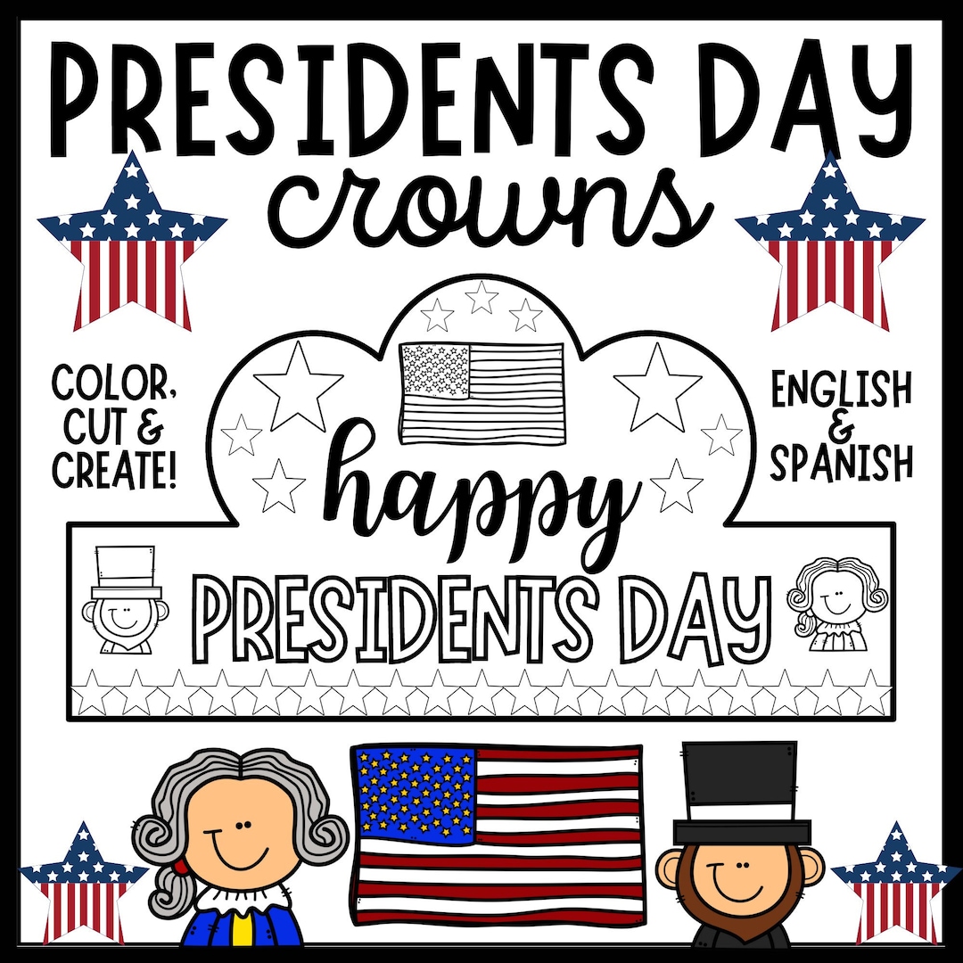 Presidents Day Crowns - Hats - Headbands - Craft for February - George ...