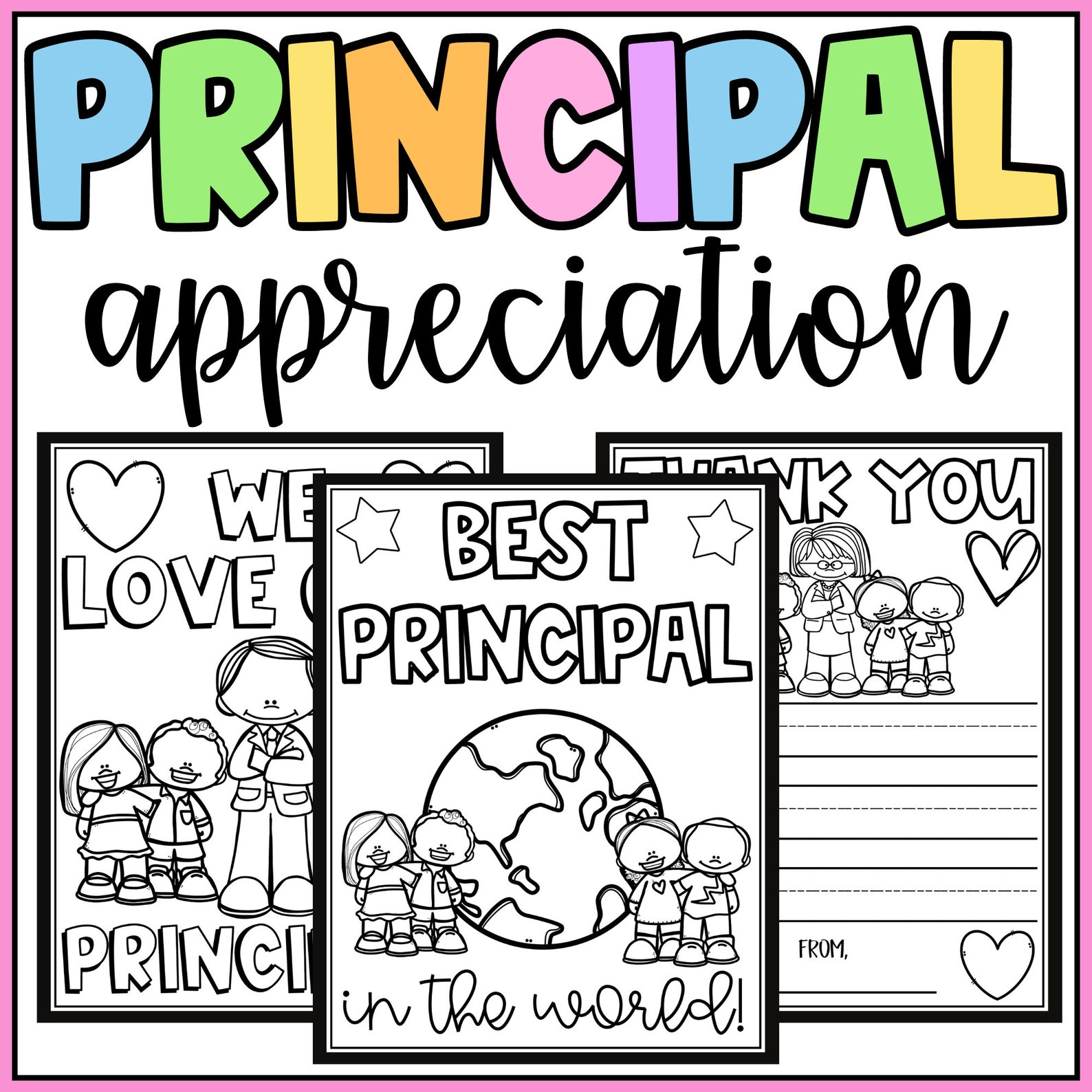Principal Appreciation - Thank You Letters & Coloring Pages - Download ...