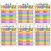 Daily Schedule Rainbow Colorful Editable Template- Powerpoint ...