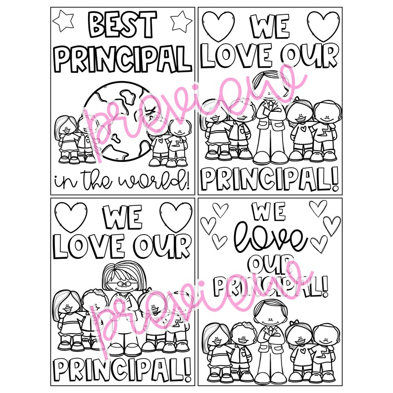 Principal Appreciation - Thank You Letters & Coloring Pages - Download ...
