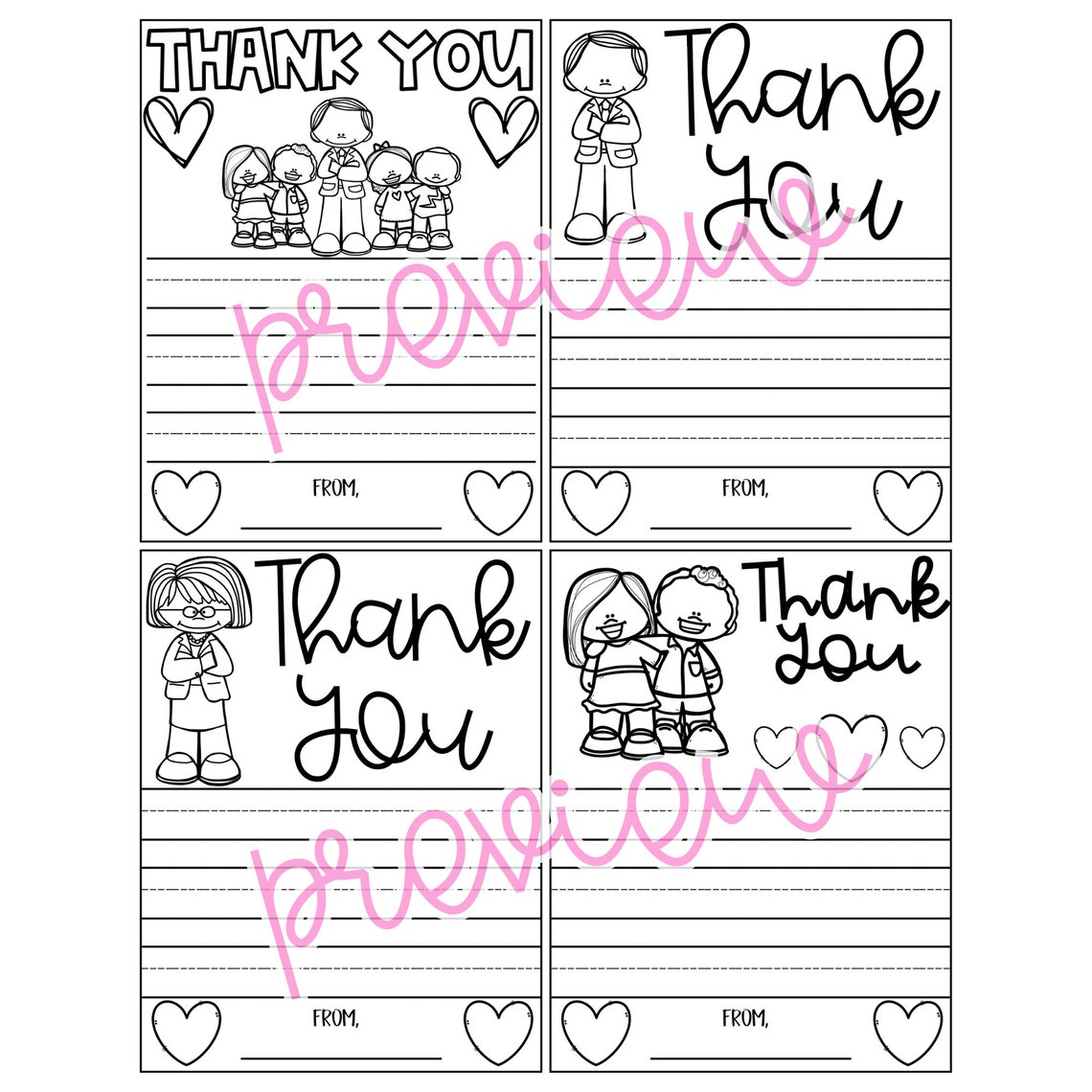 Principal Appreciation - Thank You Letters & Coloring Pages - Download ...
