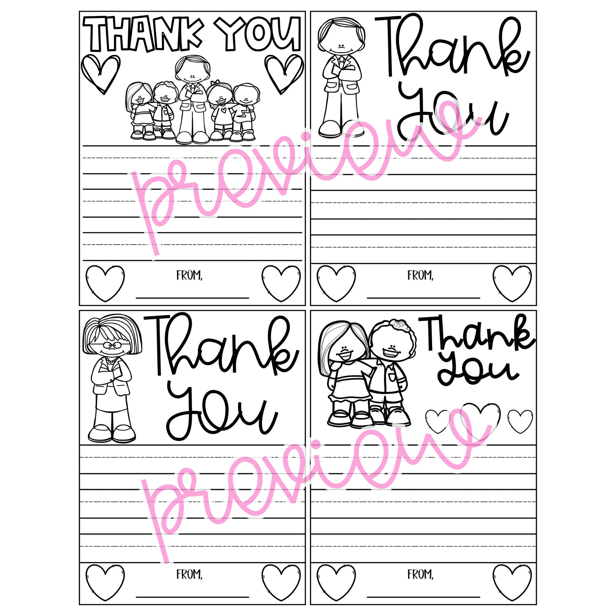 Principal Appreciation - Thank You Letters & Coloring Pages - Download ...