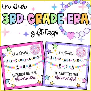 In Our 3rd Grade Era Gift Tags-friendship Bracelets -back to School ...