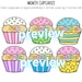 Happy Birthday Bulletin Board Set - Cupcakes - Editable Names on ...