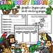 Rainforest Animals Graphic Organizers Research Writing Tiger Toucan ...