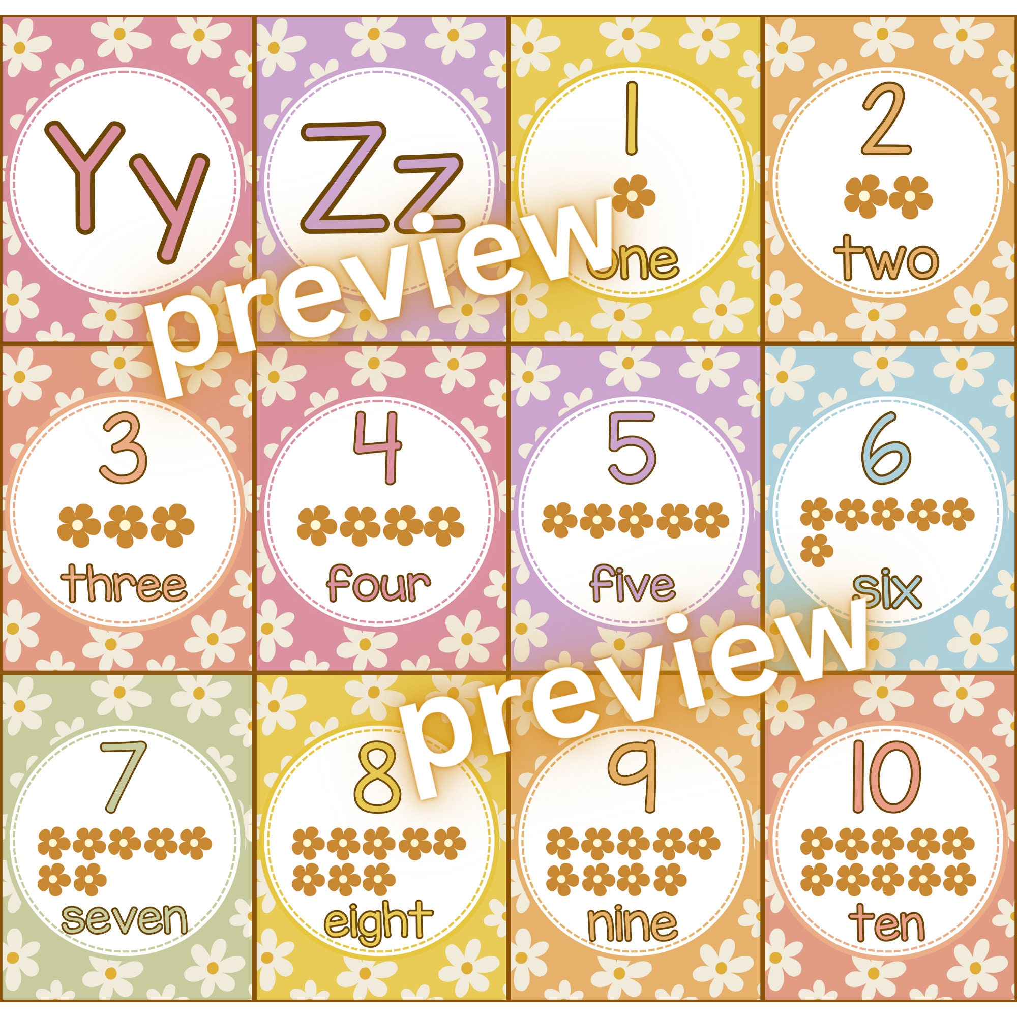 Boho Neutral Alphabet and Numbers 1-20 Posters - Classroom Decor ...