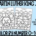 MLK DAY Color by Number- Martin Luther King Jr. Day Activity - 6 ...