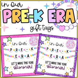 In Our Pre-k Era Gift Tags - Friendship Bracelets - Back to School Gift ...