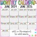 Editable Calendar June 2024-june 2025 Flower Pastels - Monthly School ...