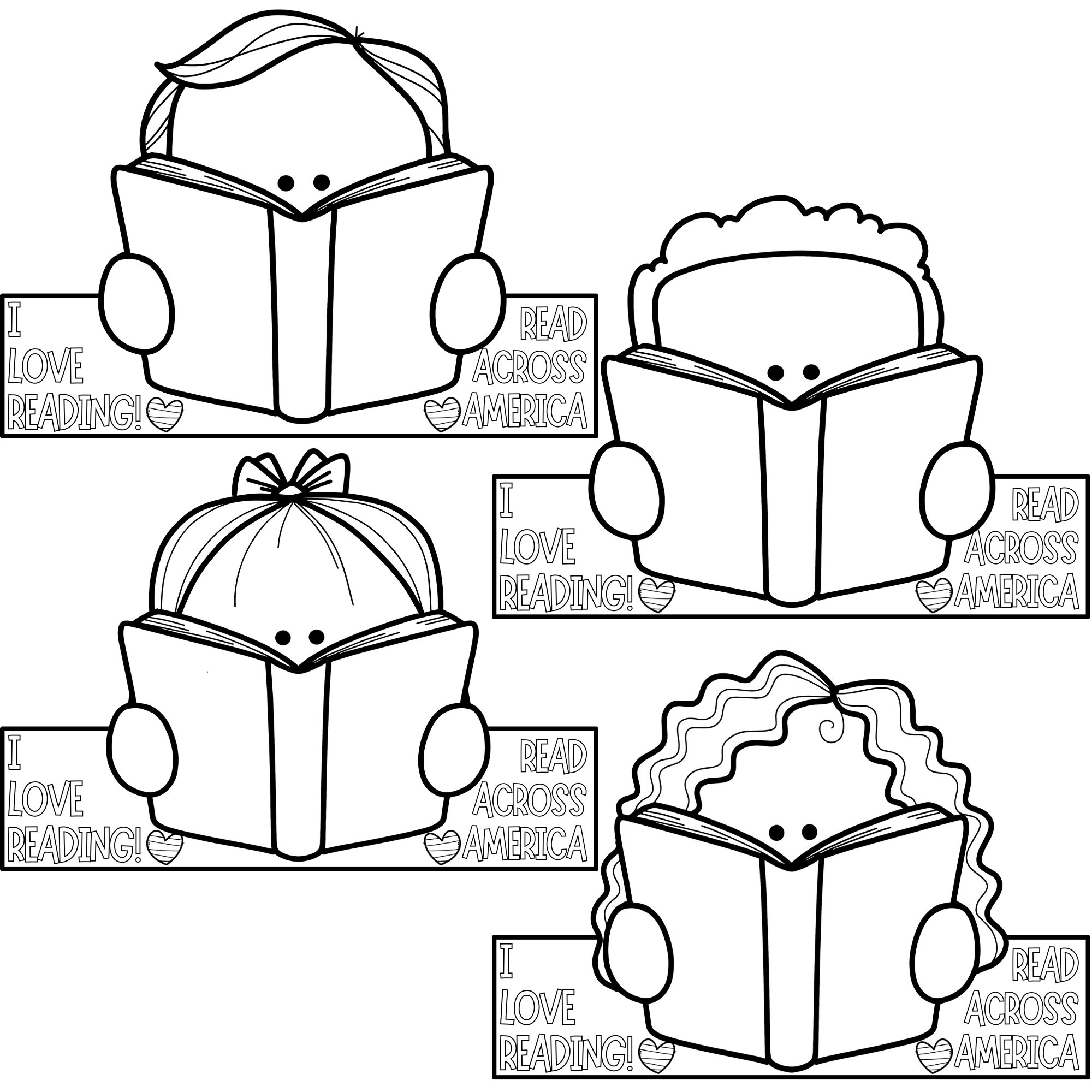 Reading Crowns-hats-headband Craft for Read Across America Day - March ...