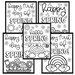 Spring is Here! First Day of Spring Coloring Pages! Activity for March ...