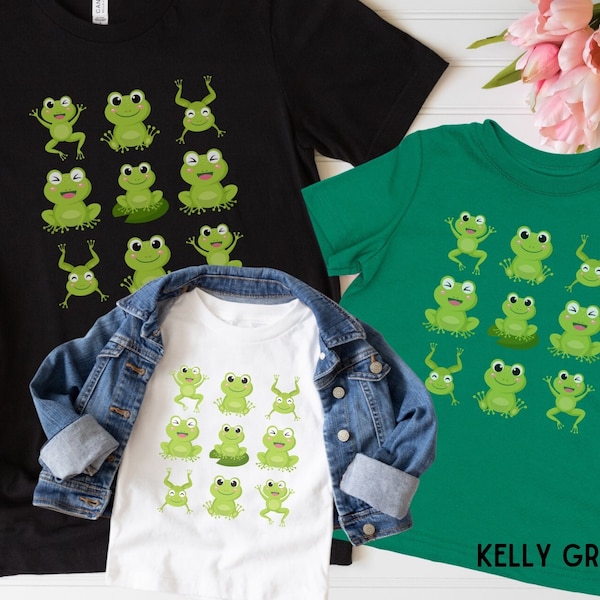 Cute Toddler Girl Frog Tshirt - Etsy