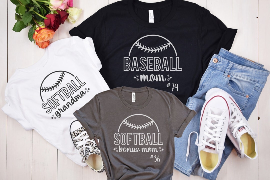 Baseball Softball Matching Family Shirts, Custom Shirt, Baseball Mom ...