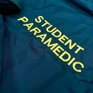 EMBROIDERED- Ambulance Paramedic Waterproof Thermal Jacket First Aid ...