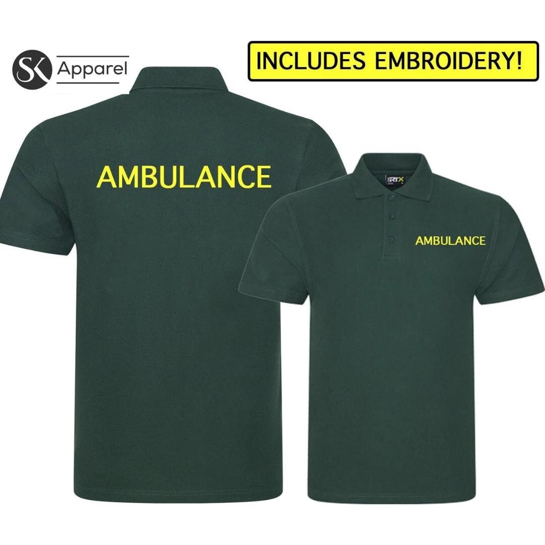 EMBROIDERED Ambulance Paramedic First Aid Response, Medic, Medical ...