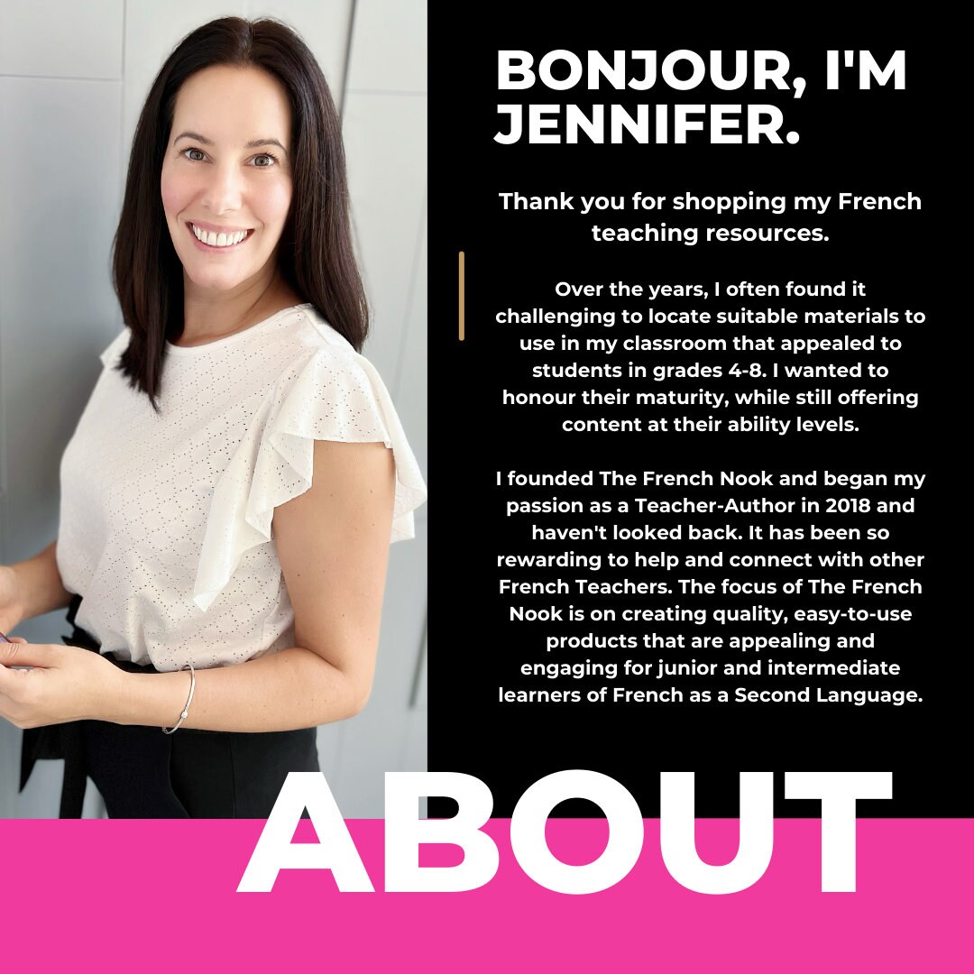 Pourquoi Apprendre Le Français? Why Take French? Lesson Plan - Etsy