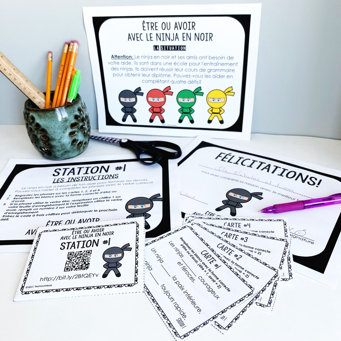 French Grammar Escape Room | être and Avoir | Lesson Plan - Etsy