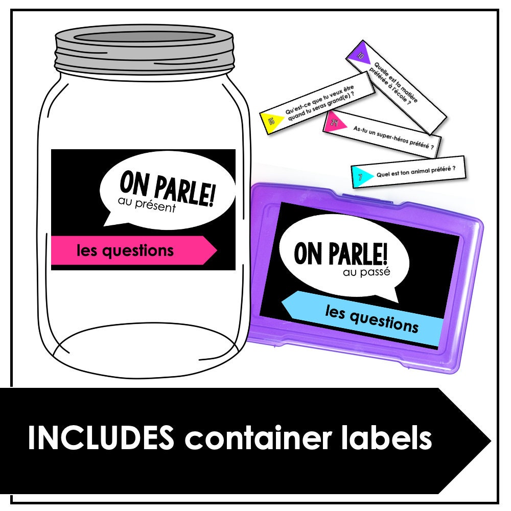 French Conversation Prompts FSL Speaking Activity for Oral ...
