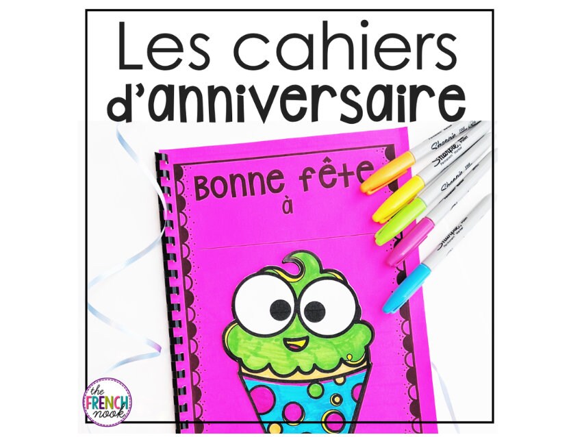 French Birthday Book | Les Cahiers D'anniversaire | Birthday Gift | FSL ...