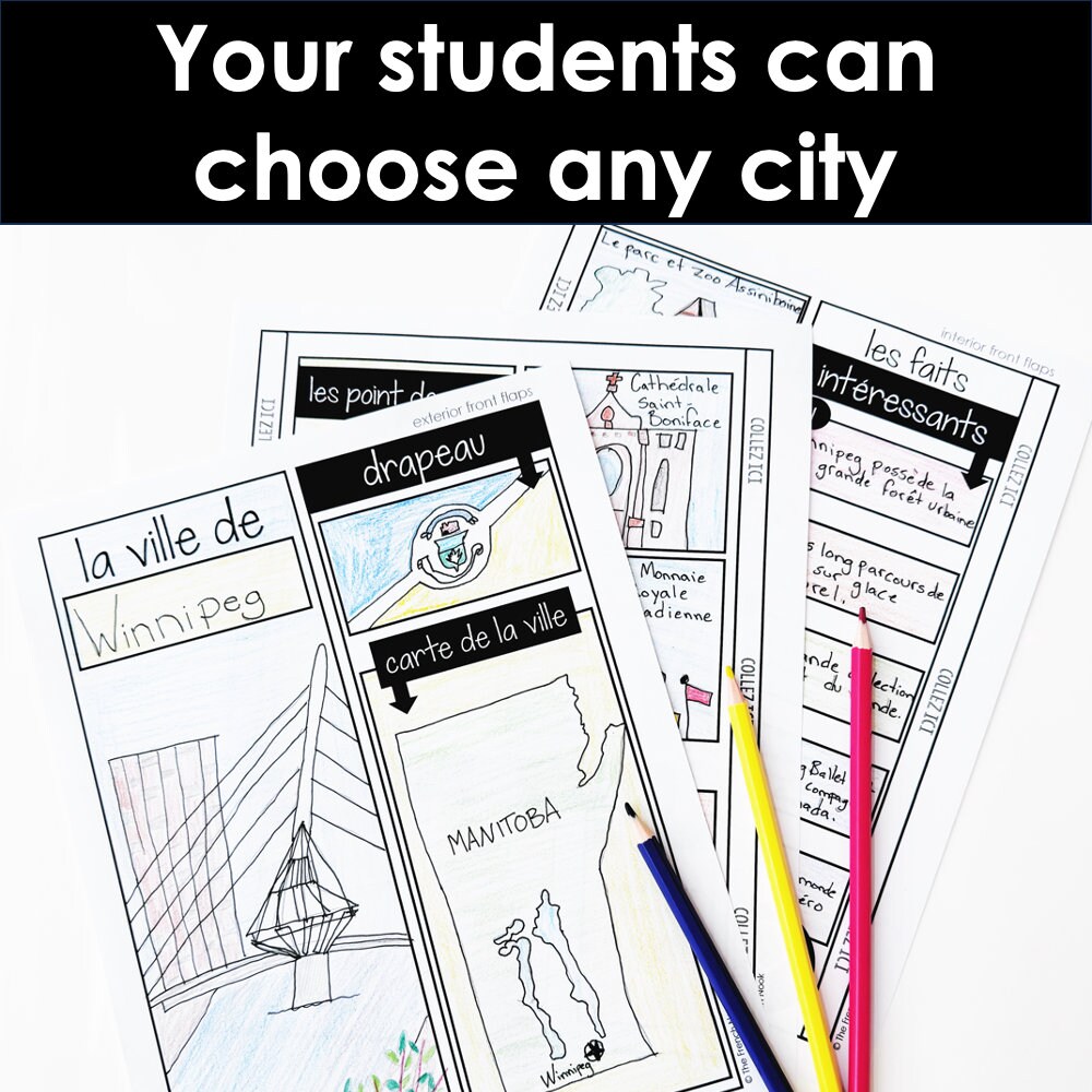 French Travel Brochure Project - Etsy