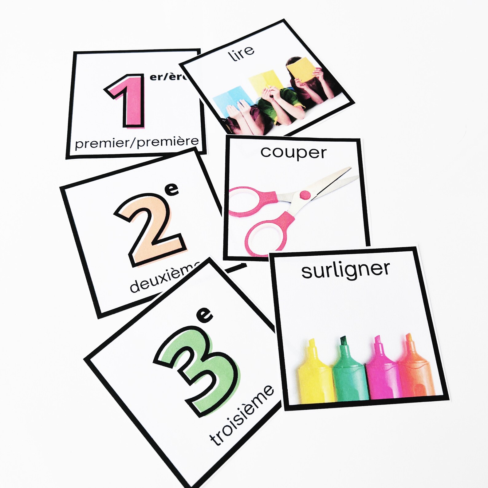French Classroom Directions | FSL Visual Cue Cards | French Classroom ...