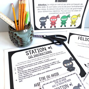 French Grammar Escape Room | être and Avoir | Lesson Plan - Etsy