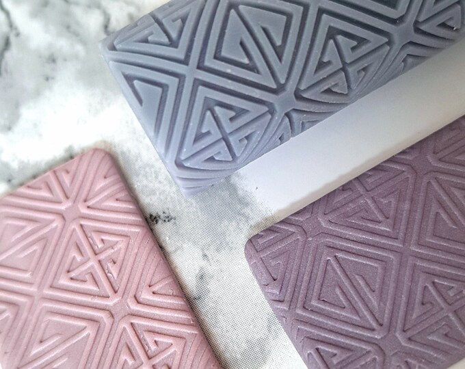 Tribal Texture Roller for Polymer Clay, Aztec Pattern Roller, Southwest ...
