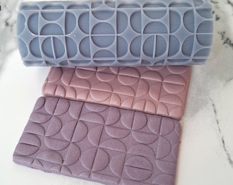 Cross Texture Roller for Polymer Clay, Abstract Clay Roller, Squares ...