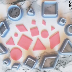 Polymer Clay Cutter Set, Basic Shapes Clay Cutter Bundle, Micro Cutter ...