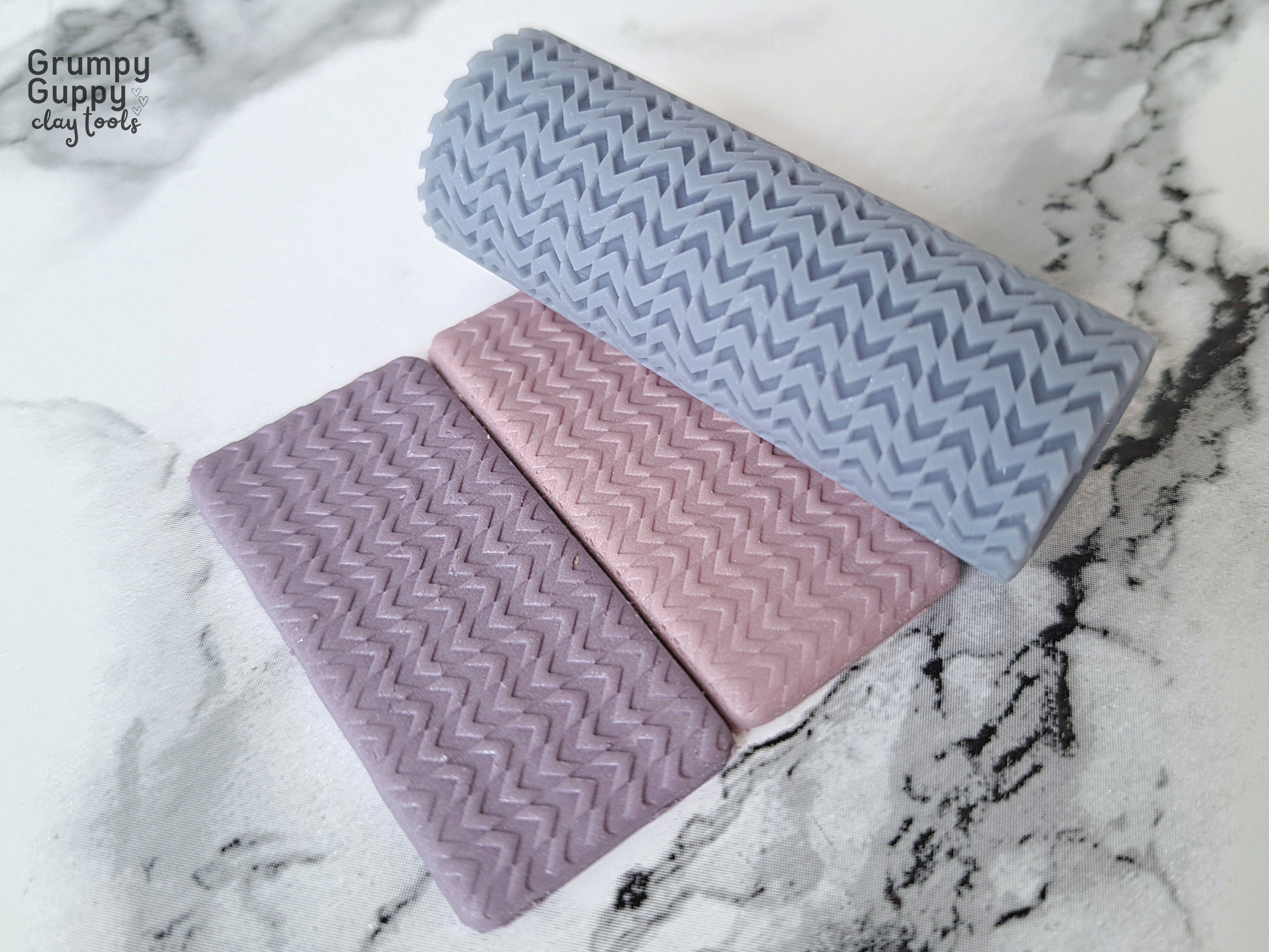 Geometric Texture Roller for Polymer Clay, Arrow Pattern Roller, Lines ...