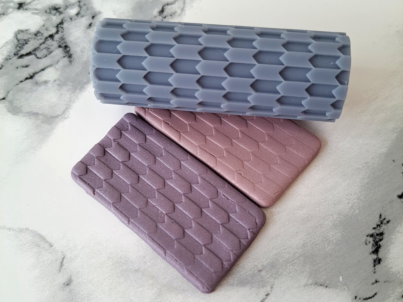 Geometric Texture Roller for Polymer Clay, Arrow Pattern Roller, Lines ...
