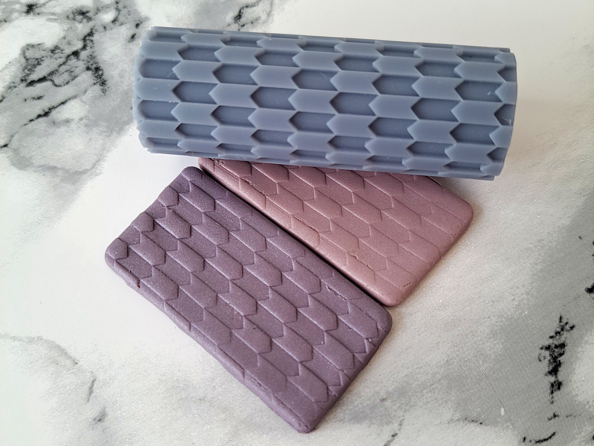 Geometric Texture Roller for Polymer Clay, Arrow Pattern Roller, Lines ...