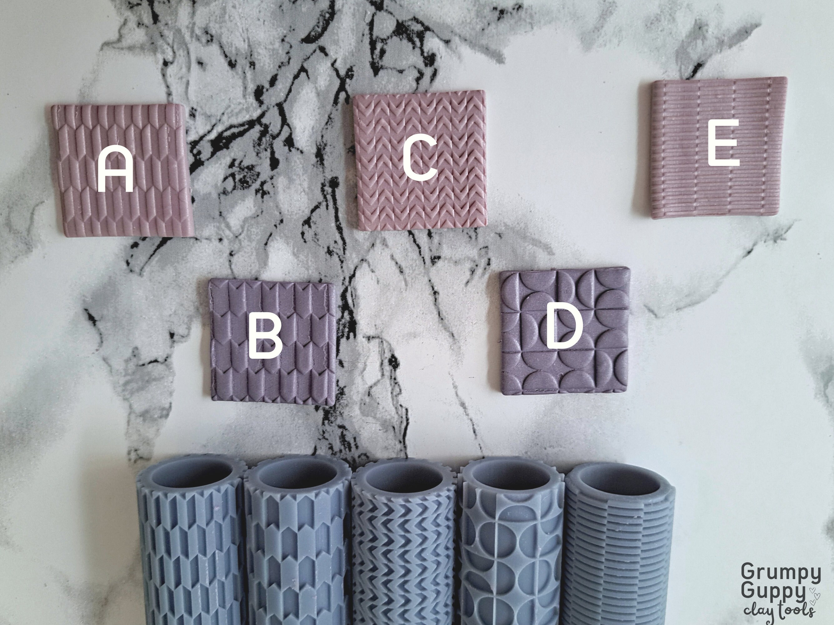 Geometric Texture Roller for Polymer Clay, Arrow Pattern Roller, Lines ...